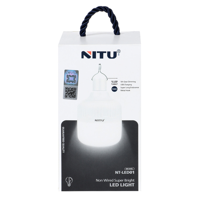 لامپ ال ای دی شارژی 20 وات نیتو مدل NT-LED01